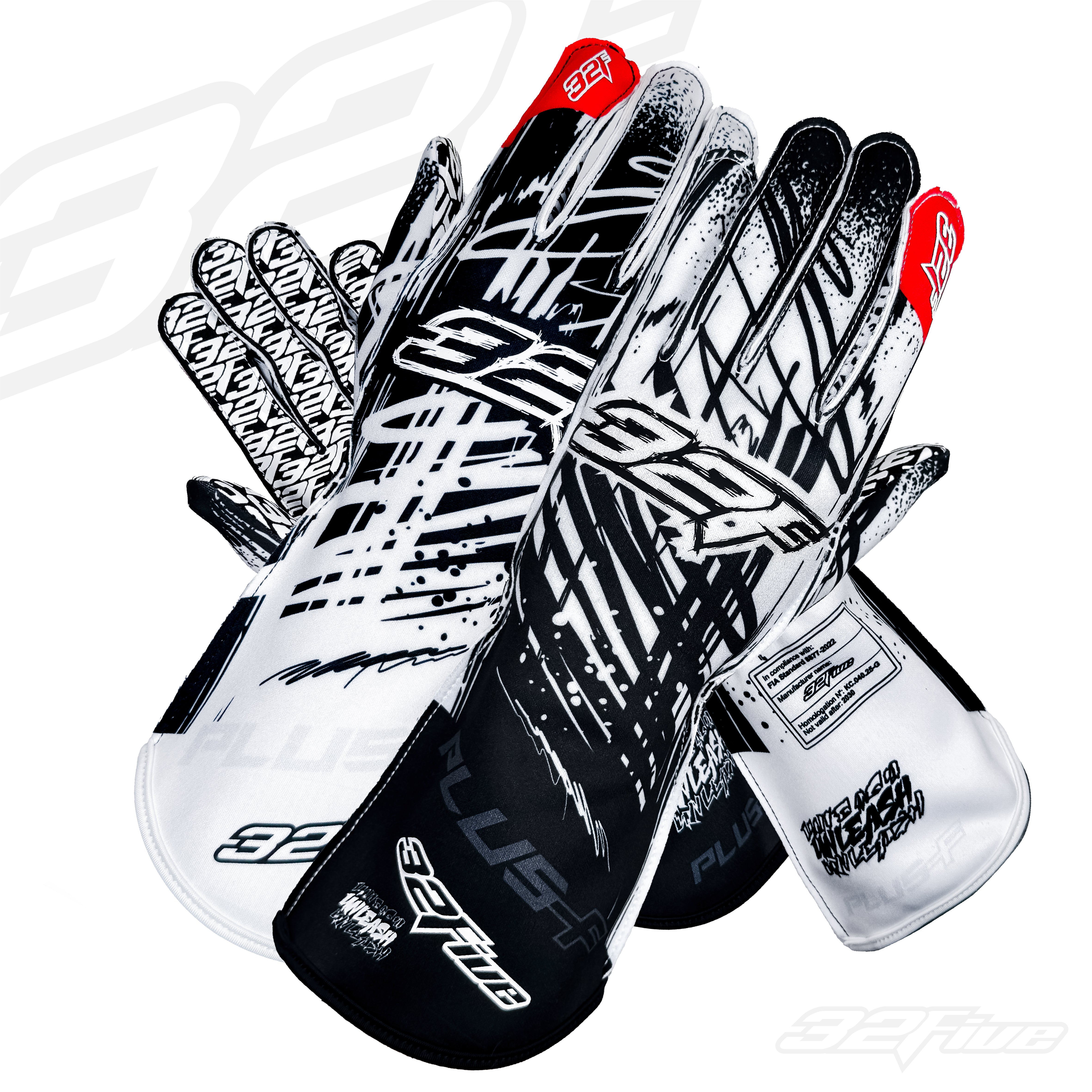 "PLUS F" UNLEASH - back&white - FIA Standard 8877-2022– 32Five